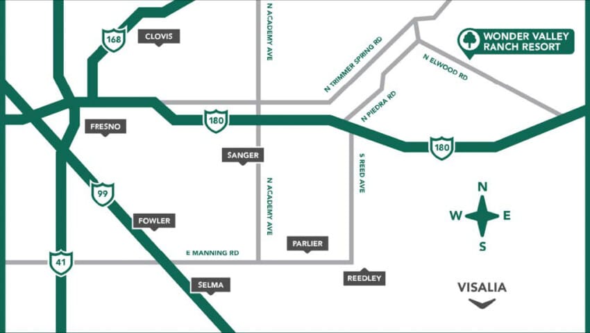 Driving Directions to Wonder Valley Outdoor Education Center